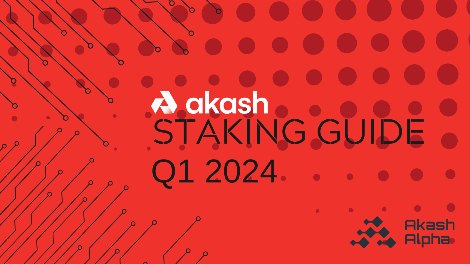 Akash Alpha » Staking $AKT in Q1 2024